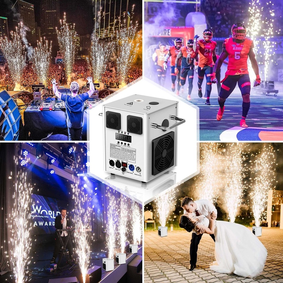 700W Sparkler Cold Spark Machine DJ Stage Equipment Effect DMX Machine ...