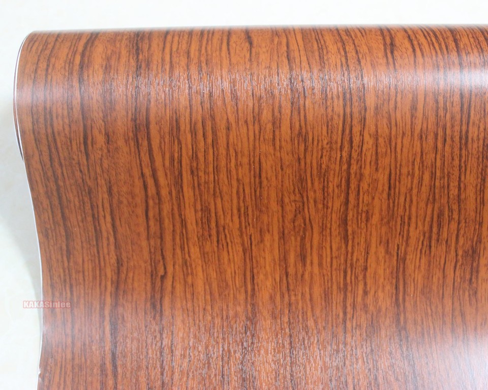 DIY Matte Glossy Wood Grain Textured Vinyl Wrap Sticker Decal Car Home ...