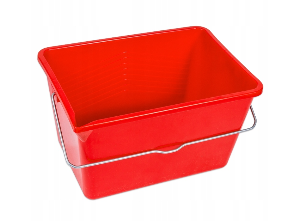Farbeimer 6L 8L 12L 15L 19L Eimer Putzeimer Kunststoffeimer Kübel SCHWARZ / ROT | eBay.de