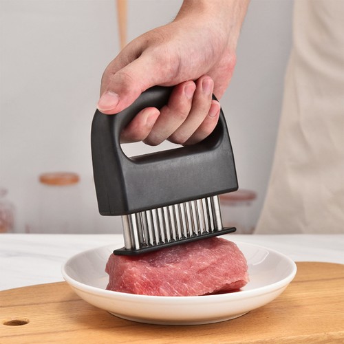 Stainless Steel Ultra Sharp Needle Blade Steak Meat Tenderizer Hammer ...