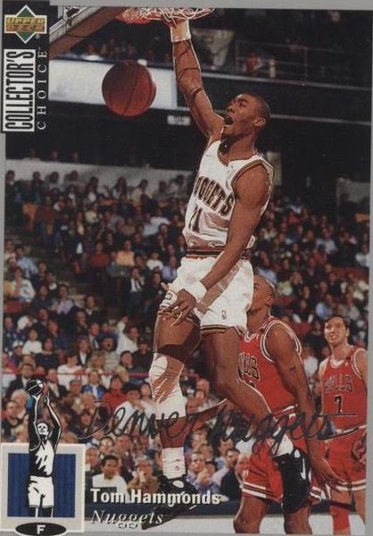 1994-95 Upper Deck Collector's Choice - Silver Foil Signature #221 Tom ...
