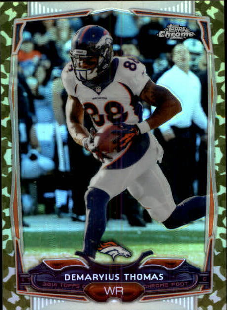 2014 Topps Chrome Mini - Camo Refractor #5 Demaryius Thomas /99 for ...