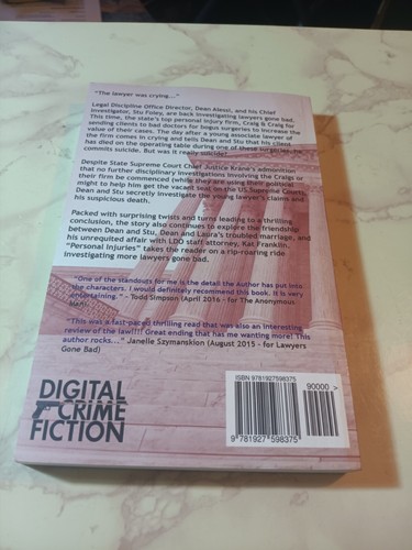 Personal Injuries by Vincent L. Scarsella (2016, Trade Paperback) for ...