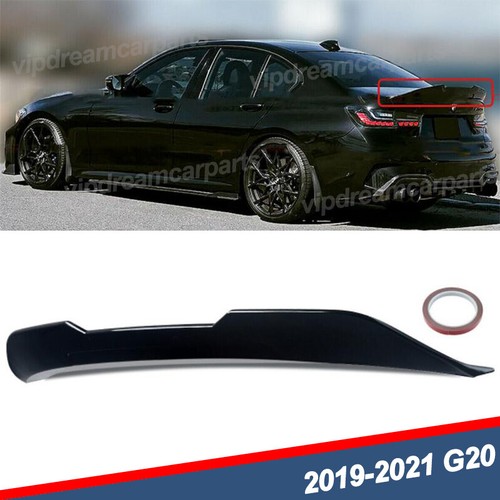 Fit 2018-2024 BMW G20 330i M340i G80 M3 GLOSSY BLACK PSM STYLE TRUNK ...