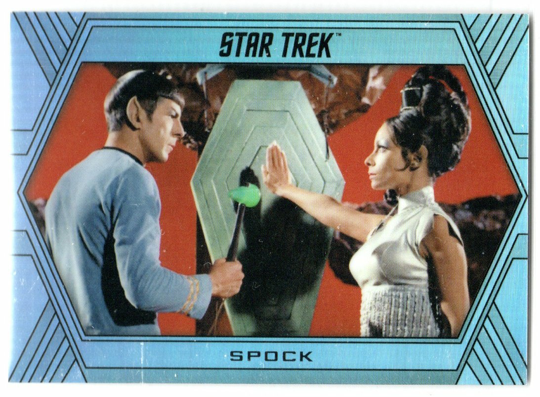 STAR TREK INFLEXIONS STARFLEET'S FINEST HOLOFOIL BASE PARALLEL #5 SPOCK ...