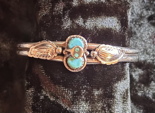Native American Sterling Silver Snake Eyes Turquoise Cuff Bracelet | eBay