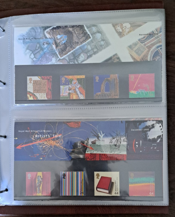 Royal Mail Millenium Presentation Pack Stamp Album with 26 Mint ...