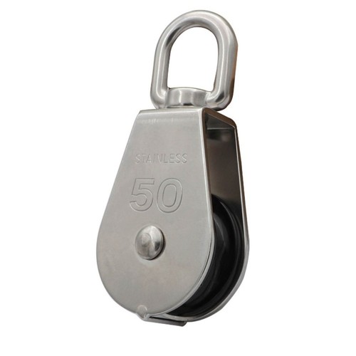Stainless Steel Pulley M50 Single With Swivel Hook For Fishing And ...