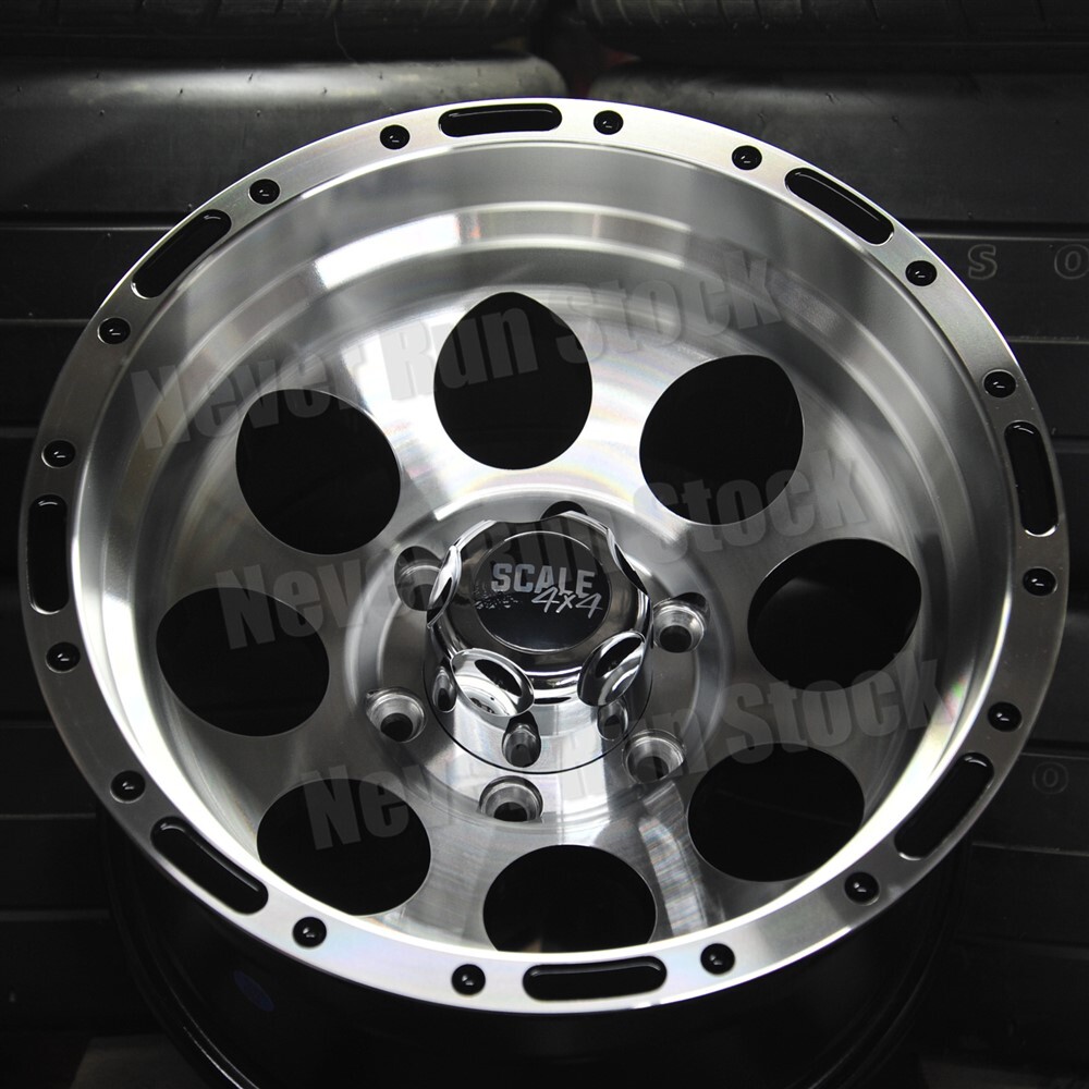 16x10 6x5.5 6x139.7 -27 OFFSET SCALE 4x4 S52 4x One Piece Cast Machined ...