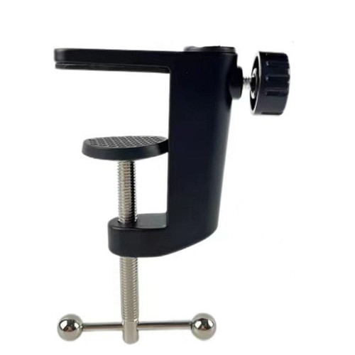 Black,White Clamp C Shape Desktop Mic Stand Desk Clamp Microphone | eBay