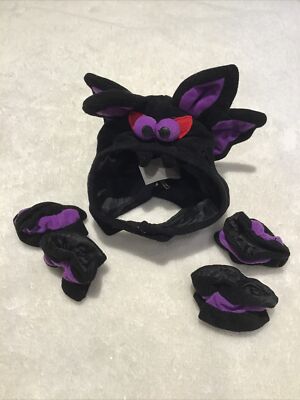 black & purple bat goblin xs dog or cat costume hood GUC | eBay UK