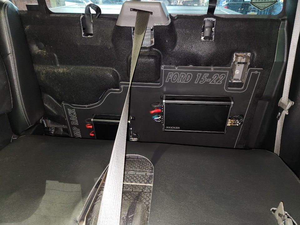 2015-2026 Ford F-150 Custom Made Amplifier Rack 2017-2026 F250 F350 ...