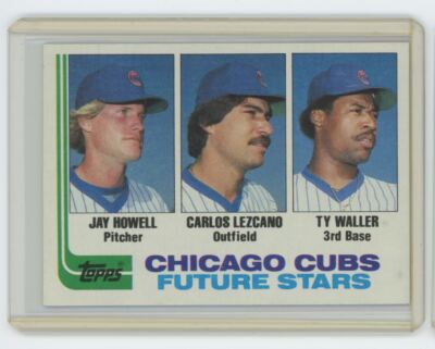 1982 Topps Cubs Future Stars - Jay Howell/Carlos Lezcano/Ty Waller ...