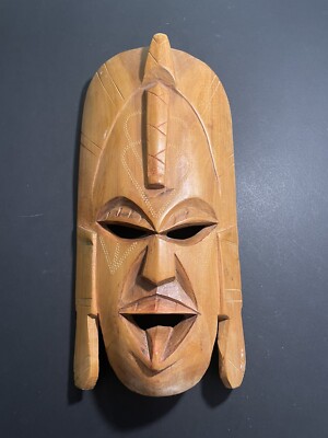 Hand Carved Wood Tribal Mask From Kenya | eBay
