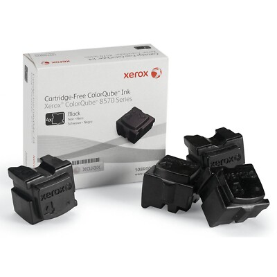 Xerox ColorQube 8570 Black Ink Stick 8.6K (4 Pack) 108R00935 | eBay