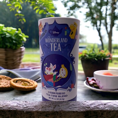 Disney Parks Alice Wonderland Tea Time Blend 24 Premium Pyramid Bags ...