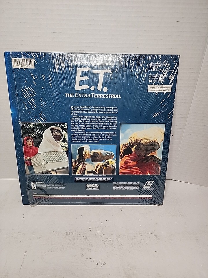E.T (THE EXTRA-TERRESTRIAL) 1982 (UNIVERSAL/MCA/JAPAN) LASER DISC (NTSC ...