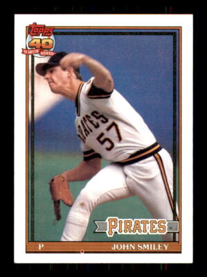 1991 Baseball Topps John Smiley Pittsburgh Pirates #143 | eBay