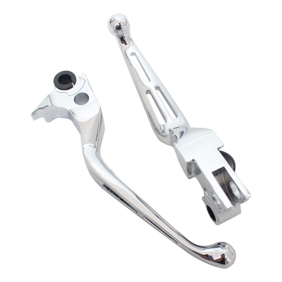 Chrome Motorcycle Brake Clutch Lever Set For Harley Touring Street ...