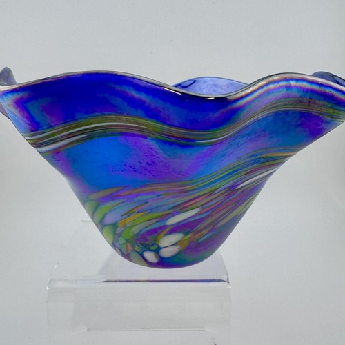 Hand Blown Art Glass by Glass Eye Studio Ruffled 6