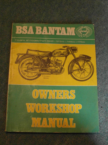Haynes BSA Bantam 123 148 & 174cc 1948 on 1973 Edition | eBay