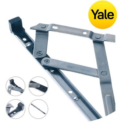 Yale uPVC Window Hinge Double Glazing Friction Stay PVC Various Lengths ...