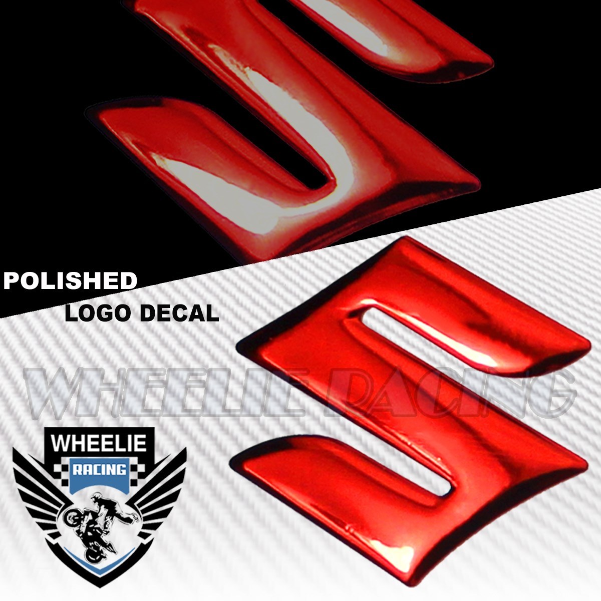 Suzuki Logo Sticker For Bike