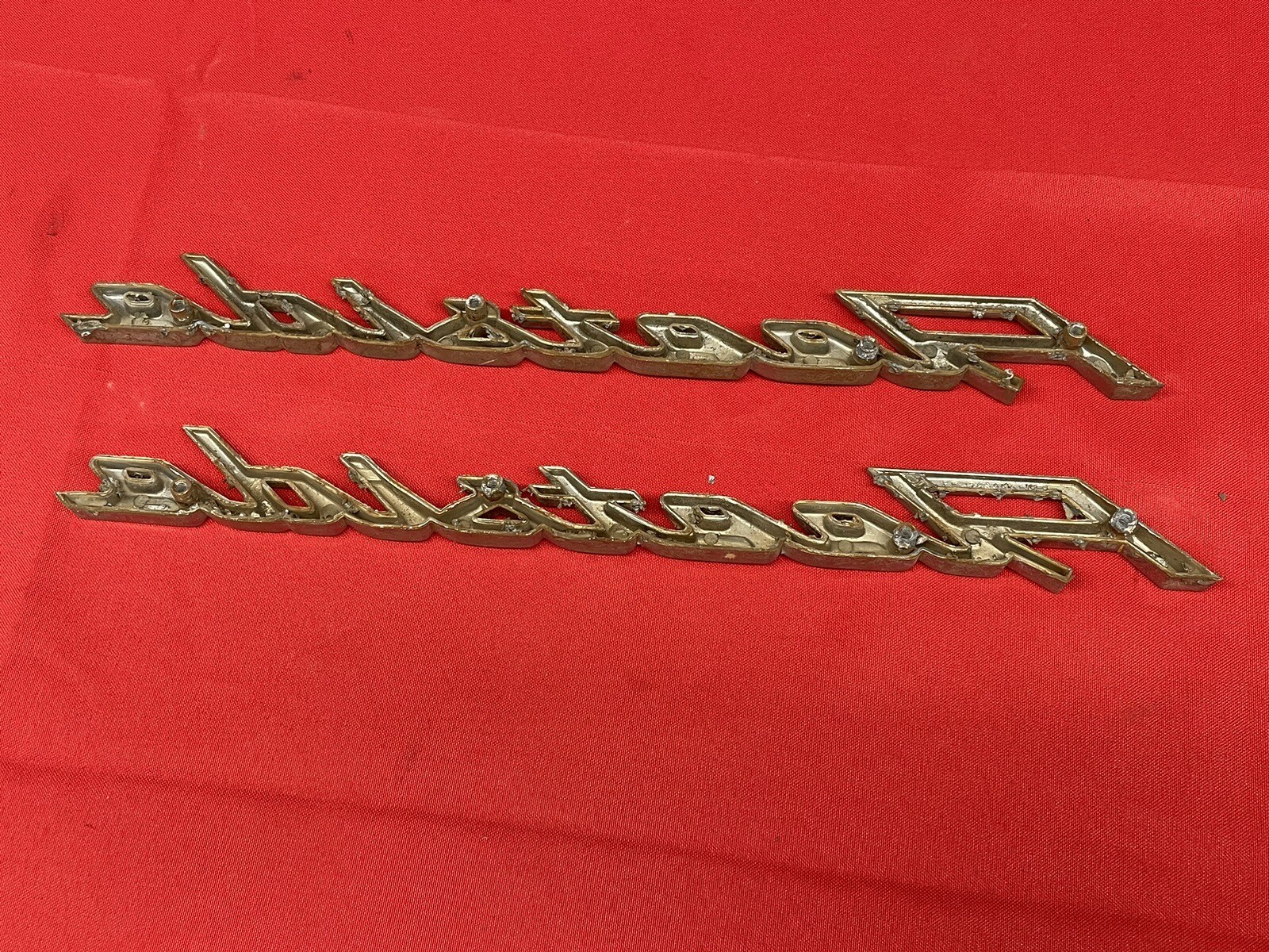 1958 1959 Apache Fleetside Truck Box Emblems Chevy Chevrolet | eBay