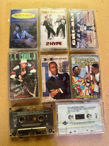 80s 90s Rap Hip Hop Cassette lot / MC Hammer - LL Cool J - Ice Cube ...