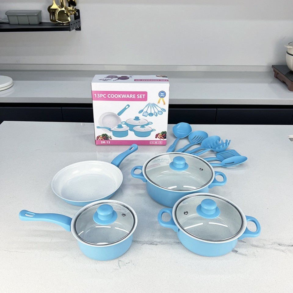 13pcs Multifunctional Cookware Set Maifanstone Soup Milk Pot Household ...