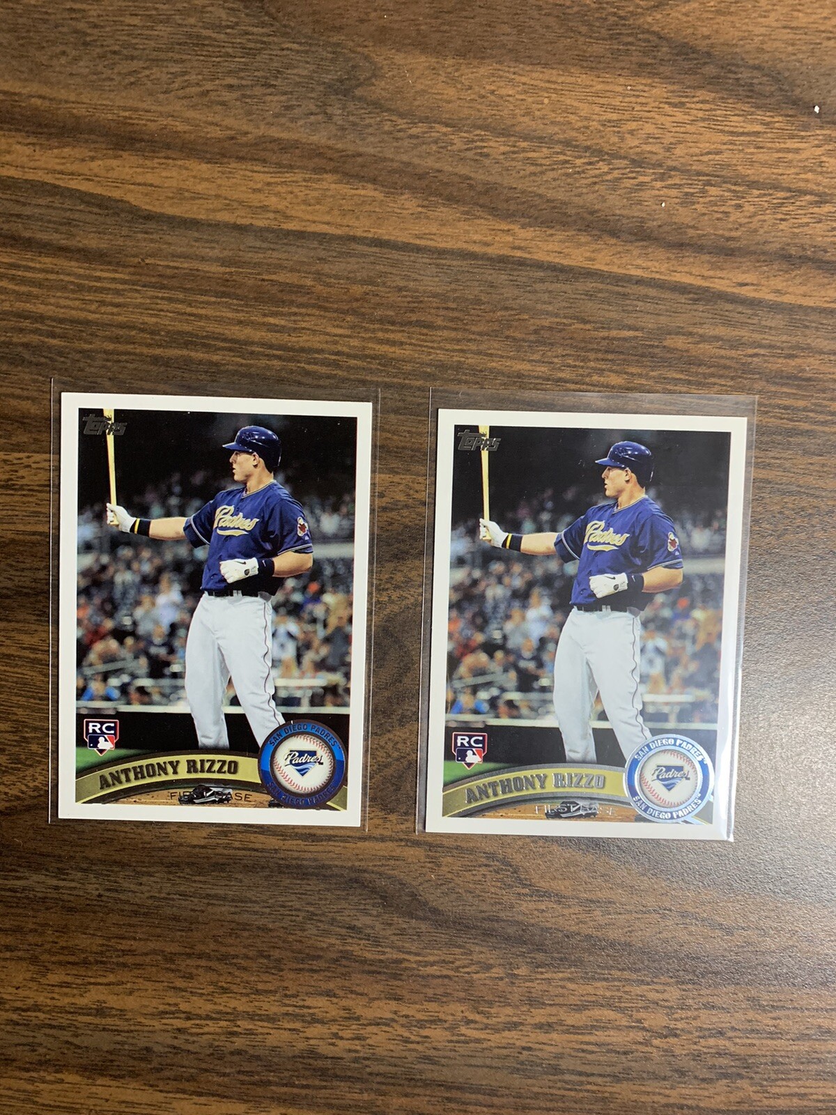 Lot Of 2 - 2011 Topps Update Anthony Rizzo Rookie Card RC #US55 New ...