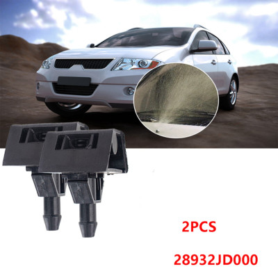 2x Windscreen Washer Jet Nozzles For Nissan Qashqai Set N/S & O/S 28932 ...