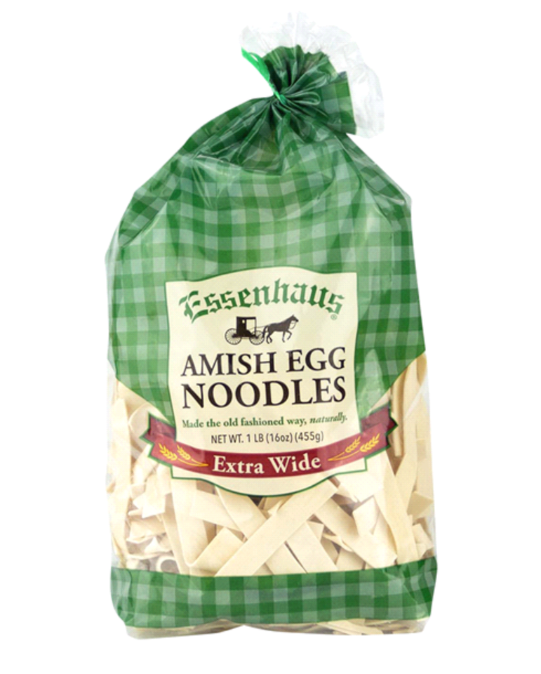 Essenhaus Extra Wide Amish Homestyle Egg Noodles 3 Pack 16 oz Bag Das ...