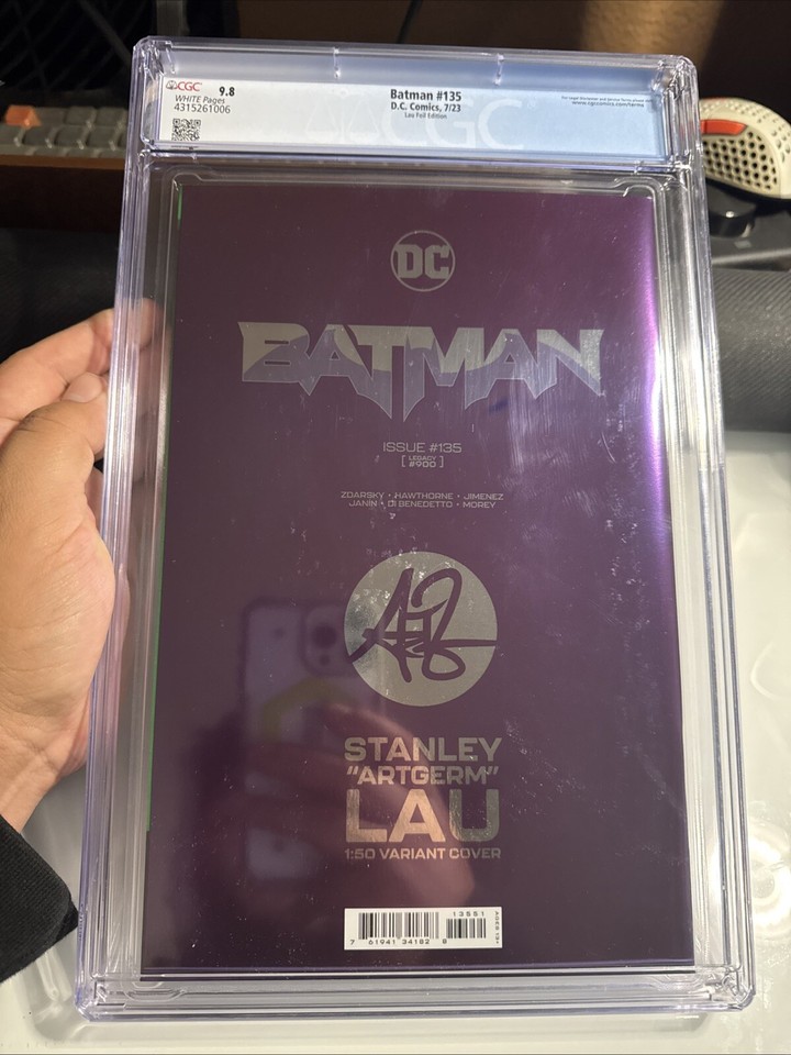 Batman #135 (#900) - Cover J - Artgerm 1:50 Foil Retailer Variant CGC 9 ...