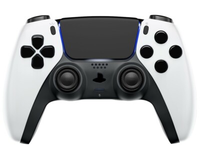 Soft White Custom UN-Modded Controller Unique Design compatible with ...