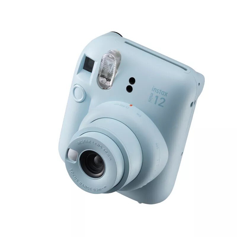 New Fujifilm Instax Mini 12 Instant Print Film Camera Fuji (Pastel Blue ...