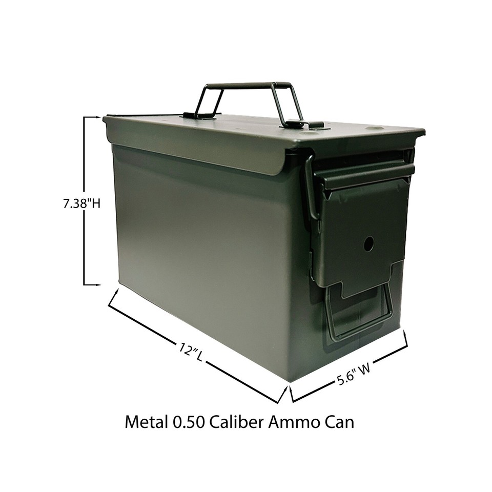 Trump MAGA USA Map Personalized Engraved Metal 50 Caliber Ammo Can | eBay