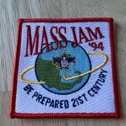 Vintage 1994 BSA Mass Jam Be Prepared 21st Century Patch Massachusetts ...