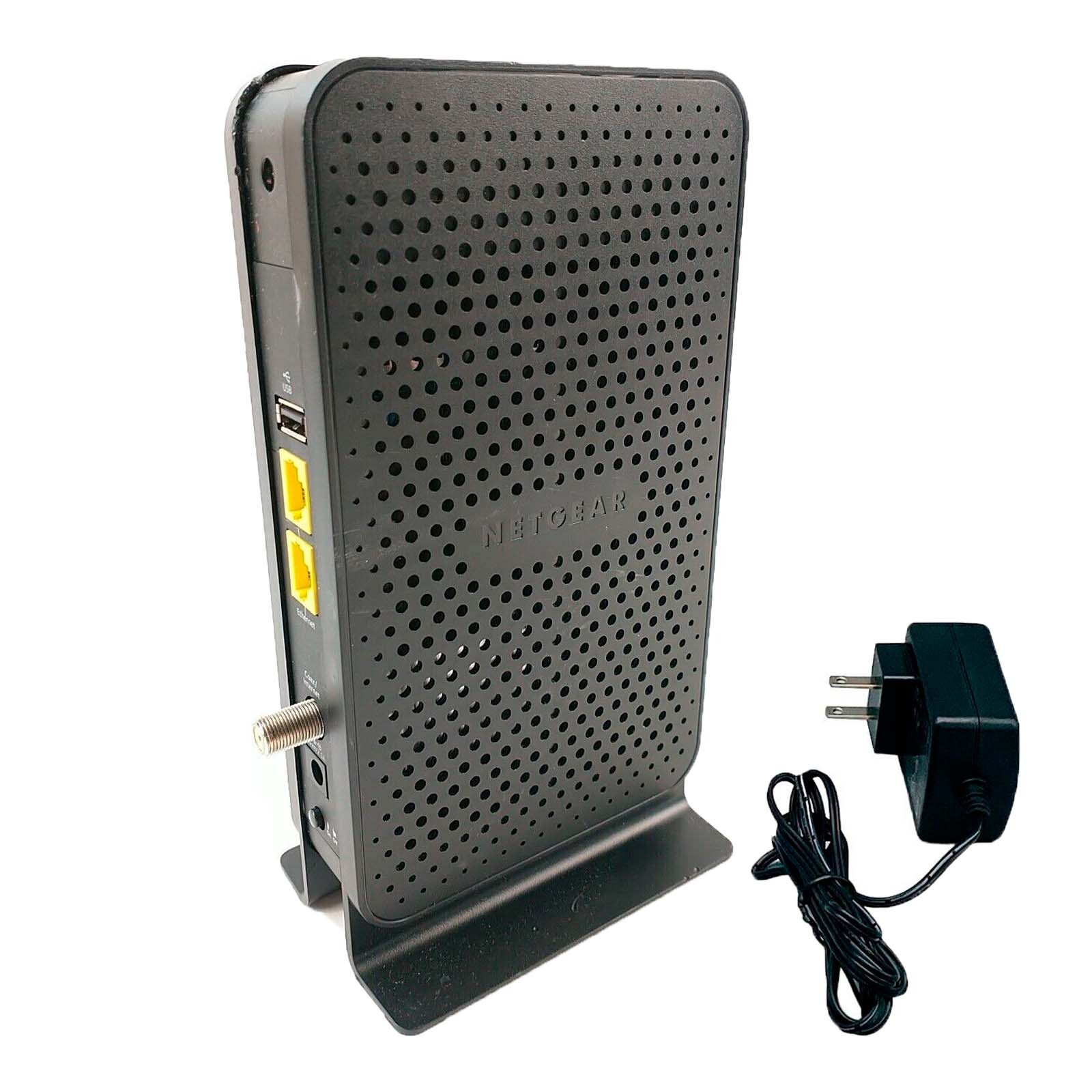 Xfinity Comcast NETGEAR C3700V2 Wi-Fi DOCSIS 3.0 Cable Modem Router w ...