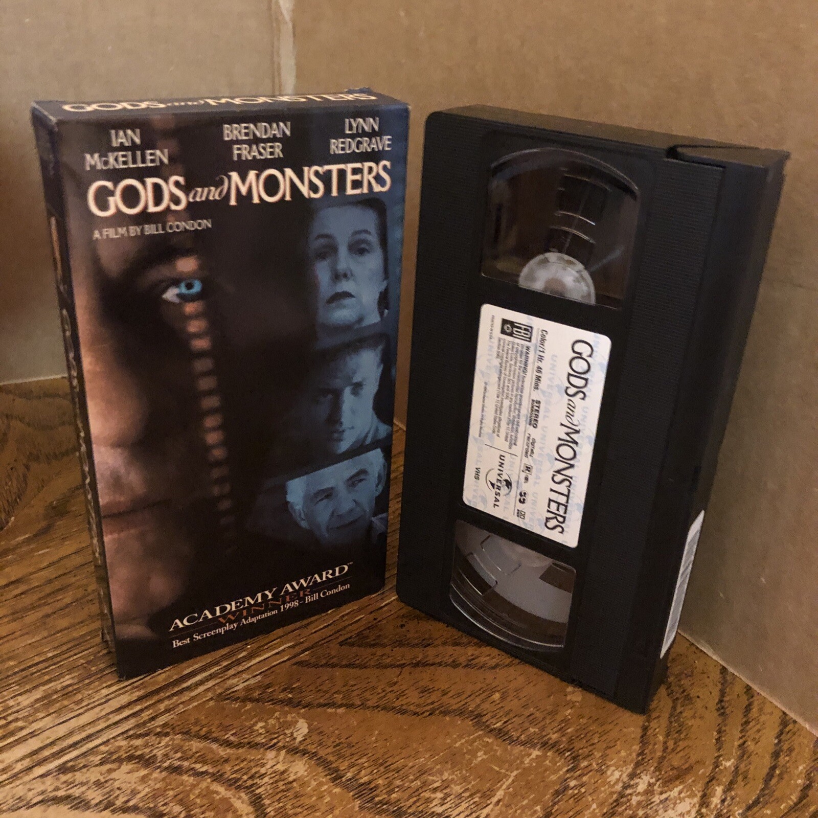 Gods and Monsters VHS Ian McKellen Brendan Fraser Lynn Redgrave ...