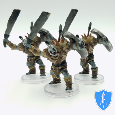 Orc Blade of Ilneval x3 - Warband #5 Monster Pack Icons of the Realms D ...