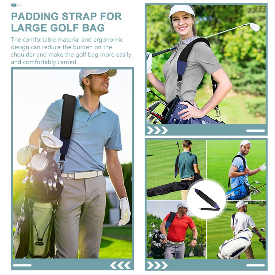 Golf Bag Strap Straps Shoulder for Replace Band Padding Large Man Miss ...