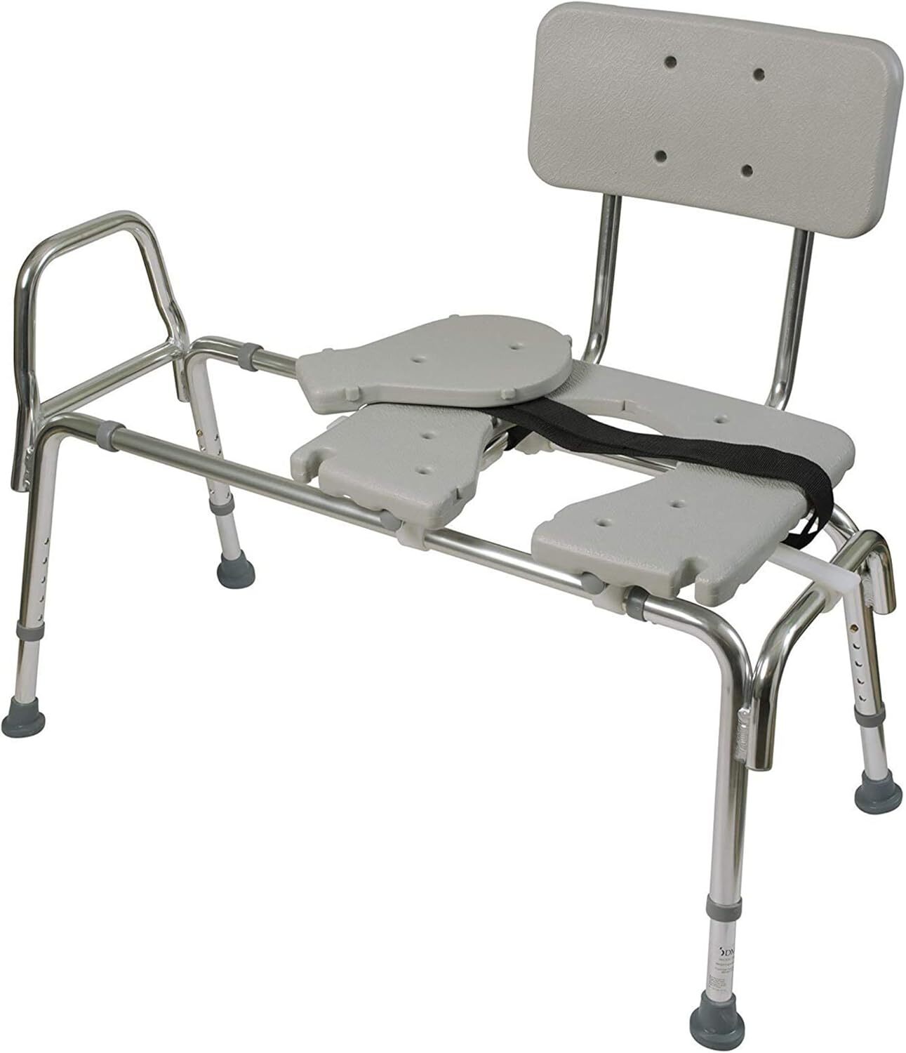 DMI Tub Transfer Bench and Shower Chair with Non Slip Aluminum Body ...