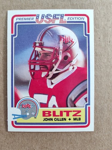 JOHN GILLEN Chicago BLITZ 1984 TOPPS USFL FOOTBALL CARD #19 | eBay