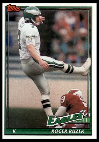 1991 Topps #207 Roger Ruzek Philadelphia Eagles Football Card | eBay