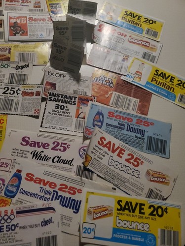Lot of 60+ VTG Grocery Coupons W/UPC & NO EXPIRATION ~ Advertising ...
