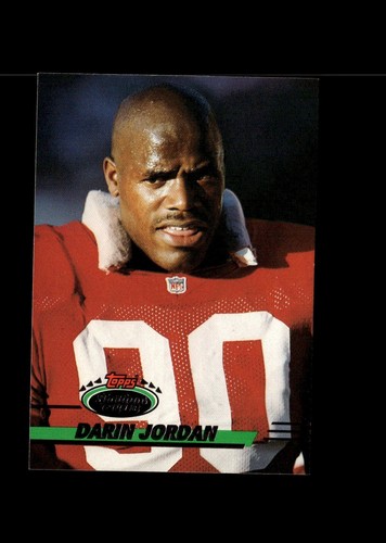 Darin Jordan RC : 1993 Topps Stadium Club NFL Card #432 : San Francisco ...