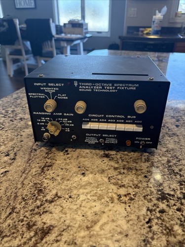 sound technology third octave spectrum analyzer test fixture | eBay