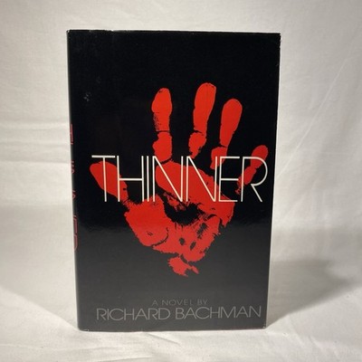 Thinner by Richard Bachman (Stephen King), 1984 Book Club Edition, HCDJ ...