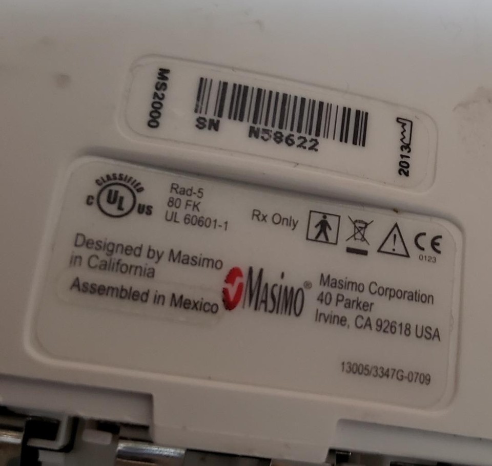 MASIMO SET RAINBOW RAD 57 ! V | eBay